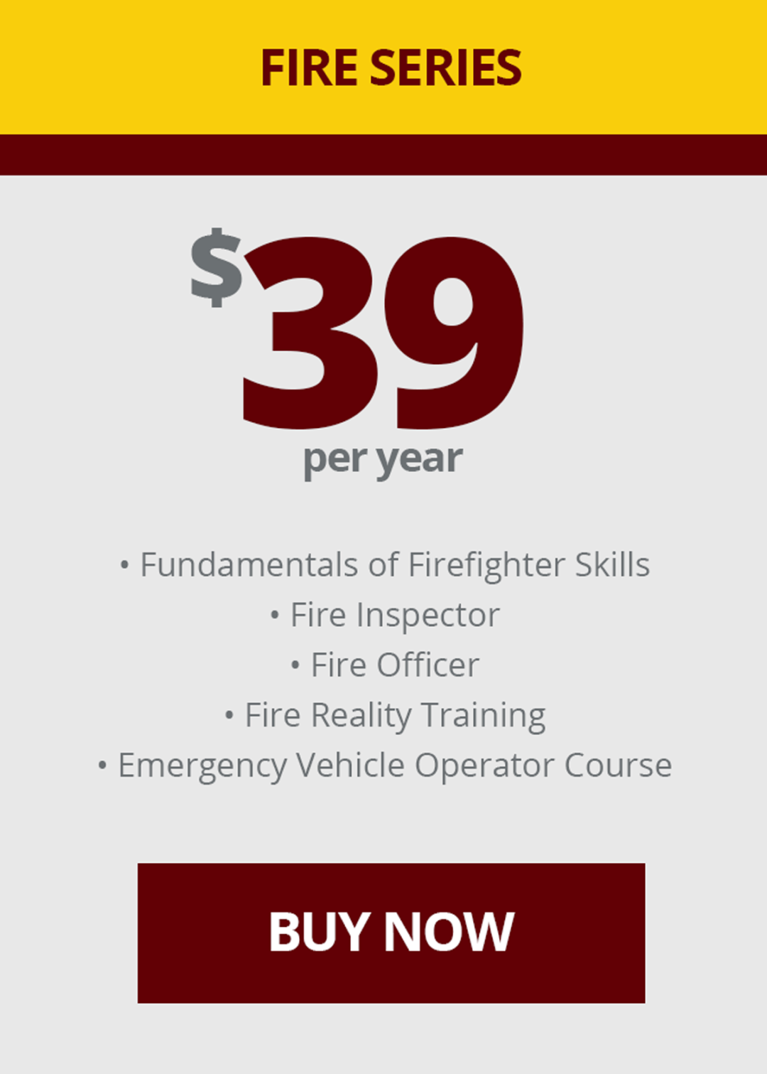 Pricing-2018 - FireRescue1 Academy